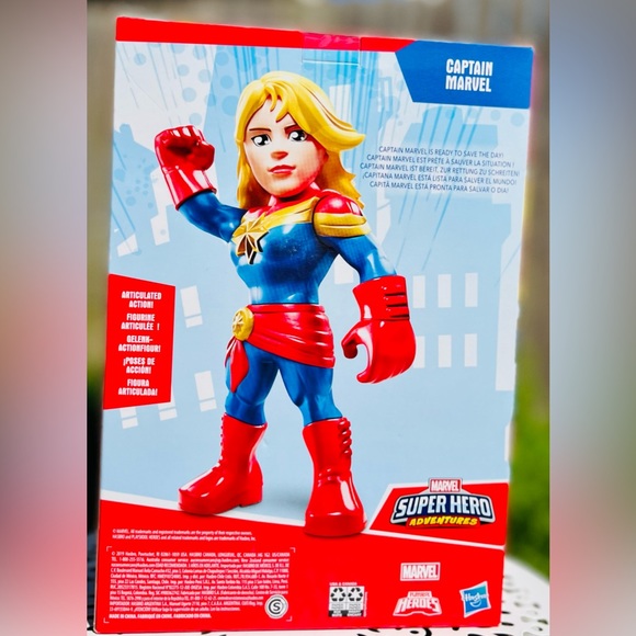 Hasbro | Toys | Captain Marvel Super Hero Adventures Mega Mighties ...